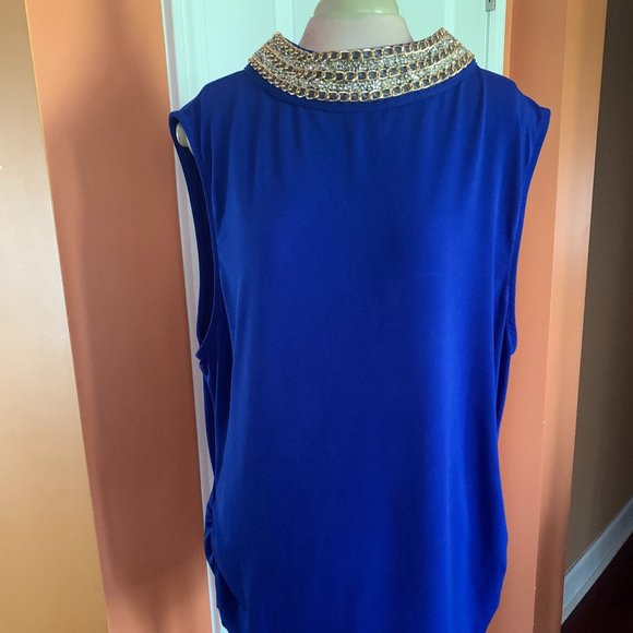 Moa Moa | Tops | Moa Moa Royal Blue Top | Poshmark